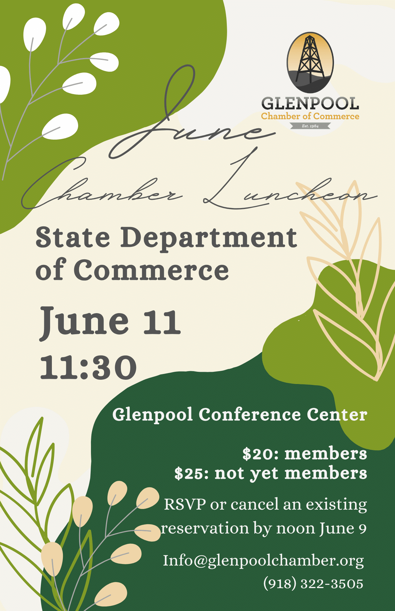 June Chamber Luncheon - Glenpool Chamber of Commerce